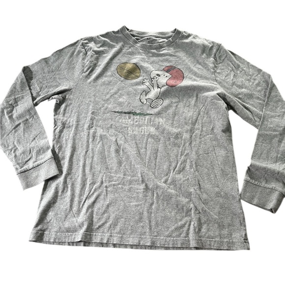 American Eagle Outfitters | Shirts | Peanuts X American Eagle Mens Gray ...
